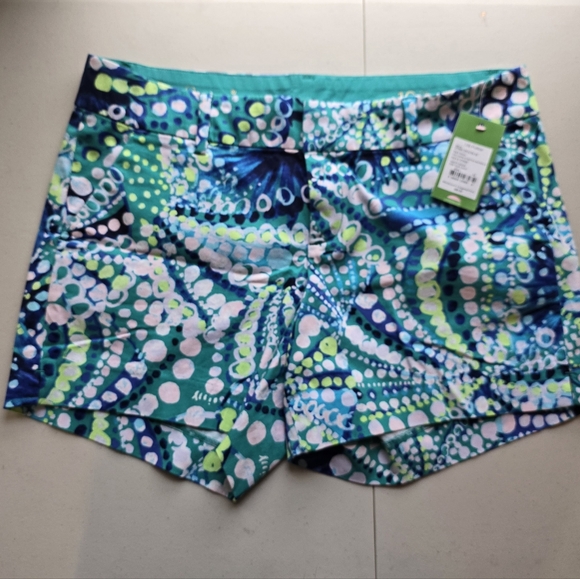 Lilly Pulitzer | Shorts | Lily Pulitzer Agate Green Aqua Callahan ...